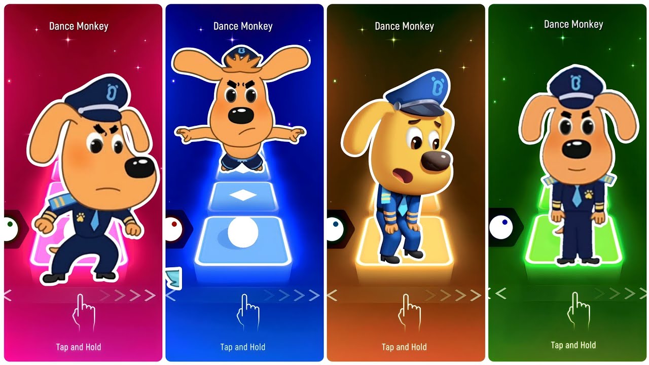 Sheriff Labrador 🆚 Sheriff Labrador Jump 🆚 Sheriff Labrador Dance 🆚 ...