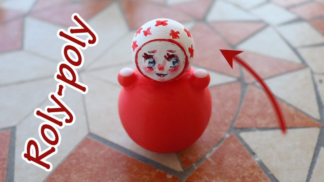 Roly-poly toy, Nevalyashka 3D printed - YouTube