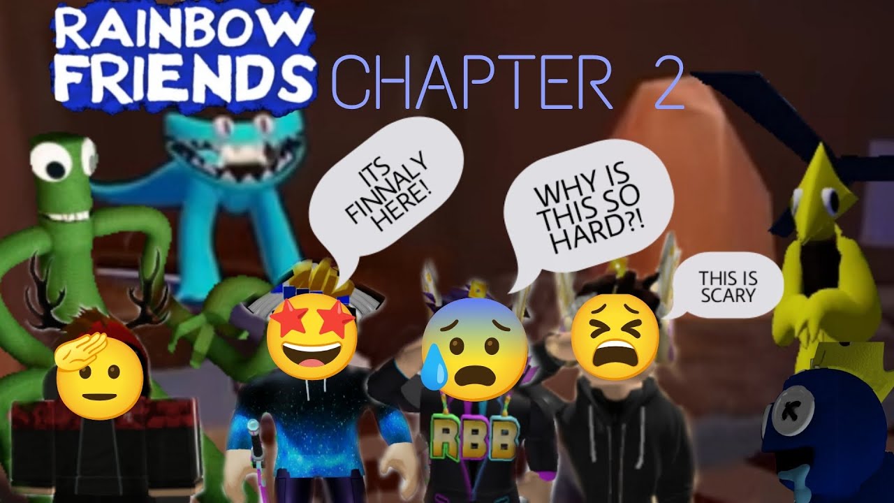 RAINBOW FRIENDS CHAPTER 2 IS HERE AND IT WAS SO HARD AND SCARY!! - YouTube