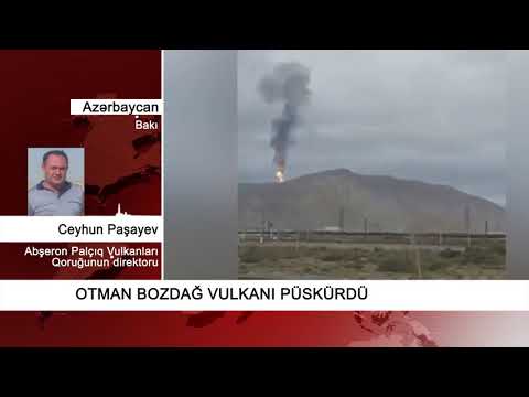 Bakıda dünyanın 2-ci ən böyük palçıq vulkanı püskürdü.