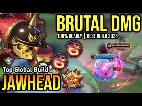 JAWHEAD BEST BUILD 2024 | TOP GLOBAL JAWHEAD GAMEPLAY | MOBILE LEGENDS ...