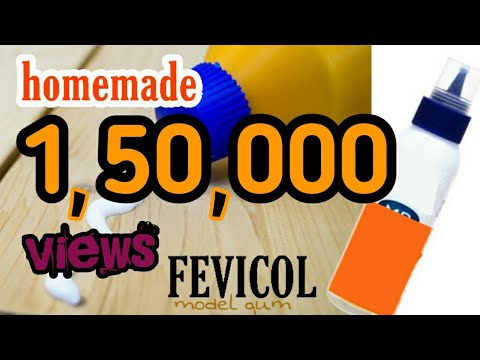 how to make fevicol model gum at home - YouTube