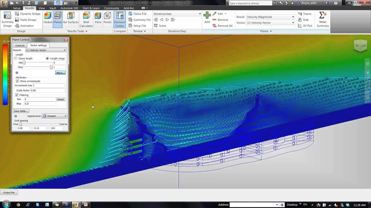 Introduction To Result Visualization In Autodesk Simulation Cfd Youtube