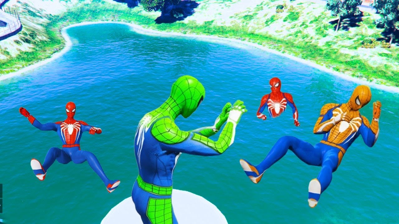 spider man gta 5jump fails #gta5 #spiderman #ragdolls #crazyragdolls # ...