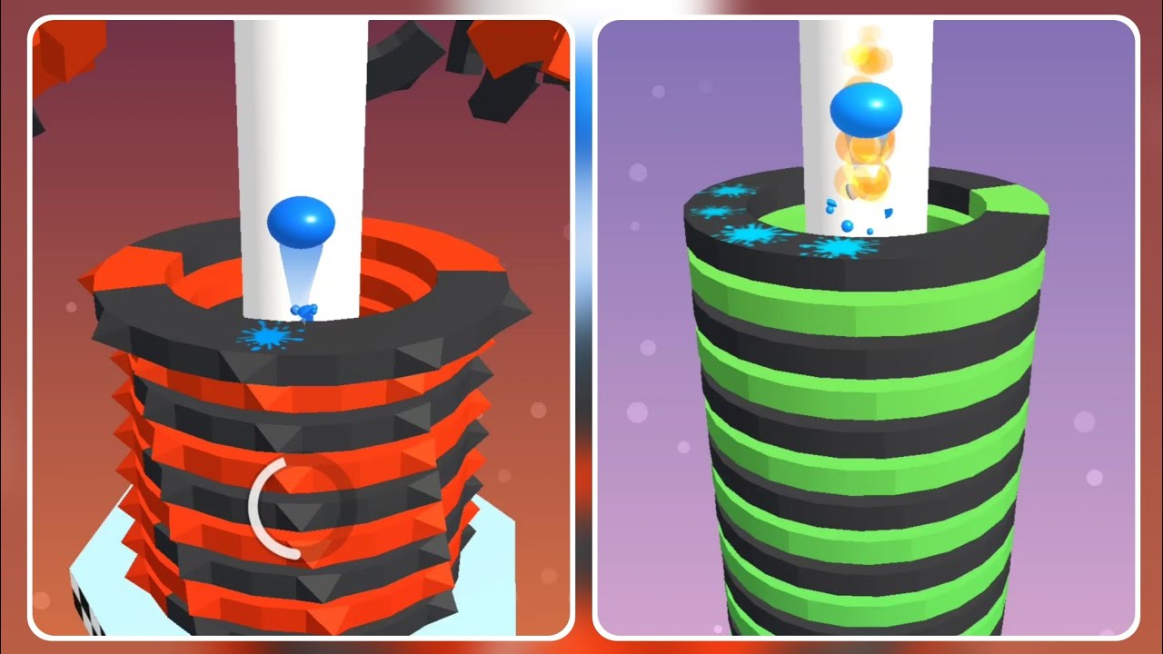 Stack Balls : Satisfying Level 92 to 106 - YouTube