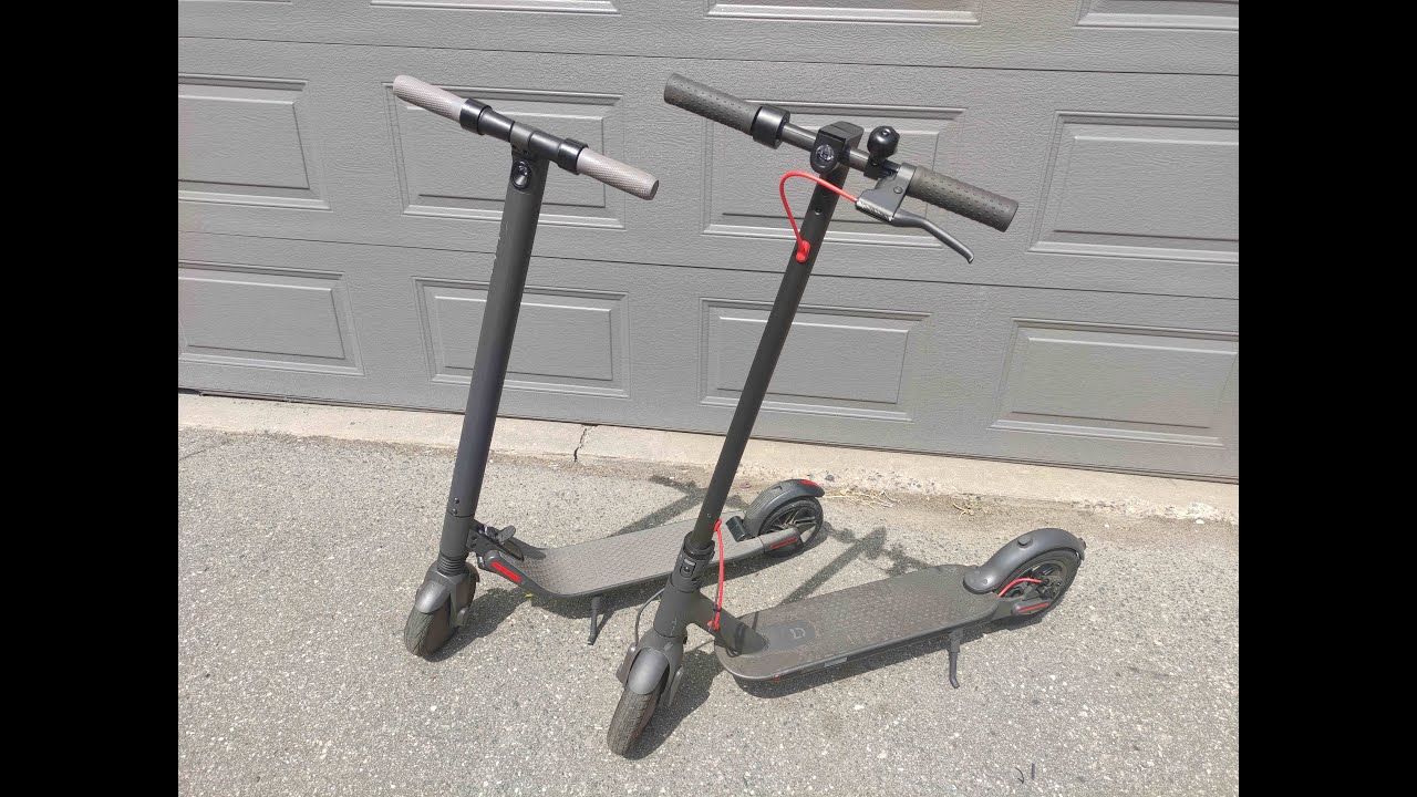 Segway Ninebot ES2 vs Xiaomi M365 Pro Scooter - YouTube