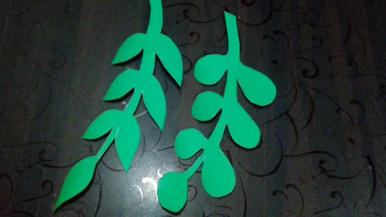 DIY How To Make Beautiful Paper Leaves For Decoration Crazy Creation DIY How To Make Beautiful Paper Leaves For Decoration Crazy Creation