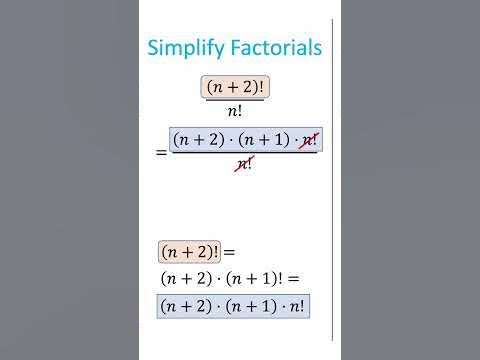 Simplifying Factorials! - YouTube