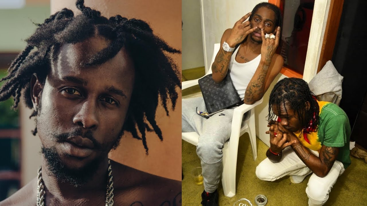 Russ (Splash) & Popcaan Hit The Studio Together In Jamaica - YouTube