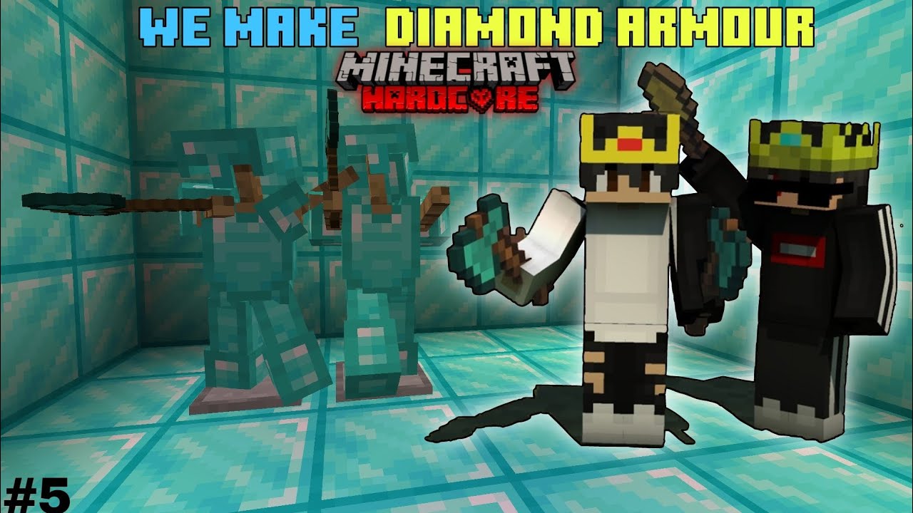 we make this awesome diamond armour || how to make diamond armour ...
