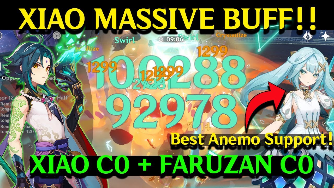 Xiao + Faruzan is INSANE!! (Xiao Massive Buff Once Again) Spiral Abyss ...