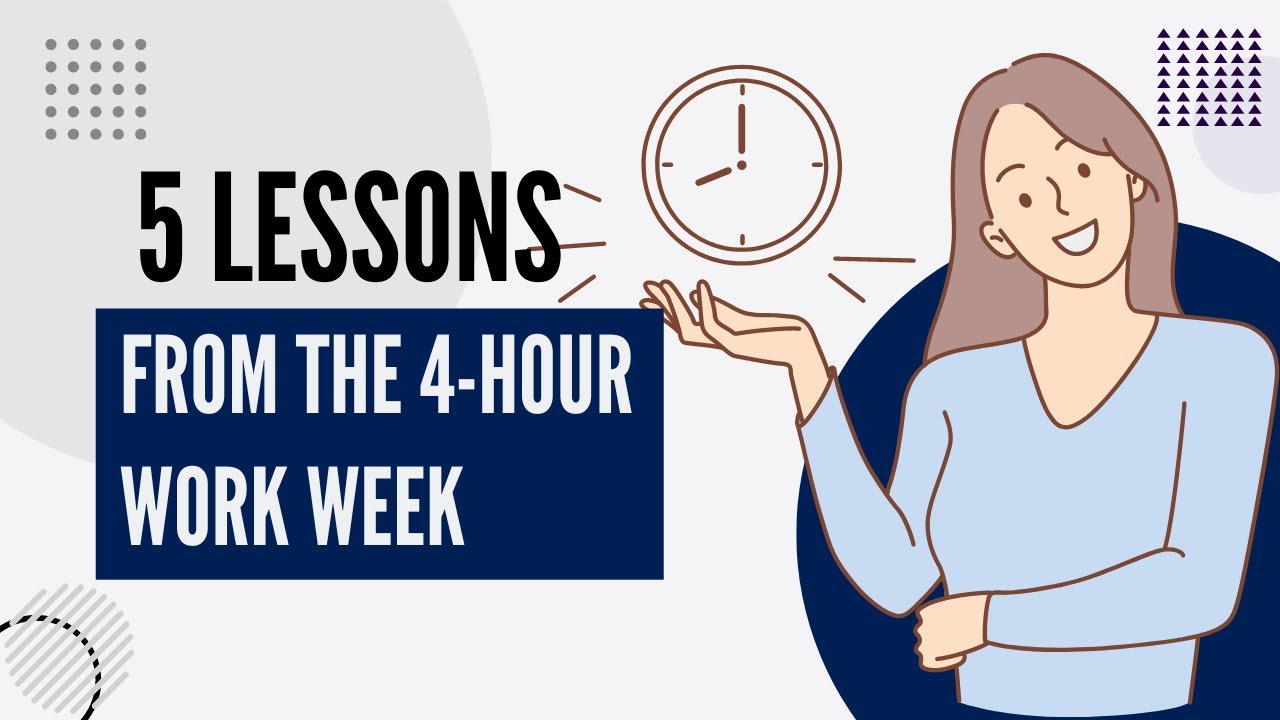 5 Lessons from The 4-Hour Work Week by Tim Ferriss to Work Smarter, Not ...