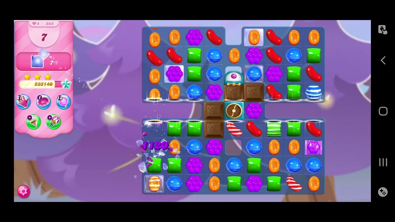 CANDY CRUSH SAGA | LEVEL 388 | Game Play | special level completed ...