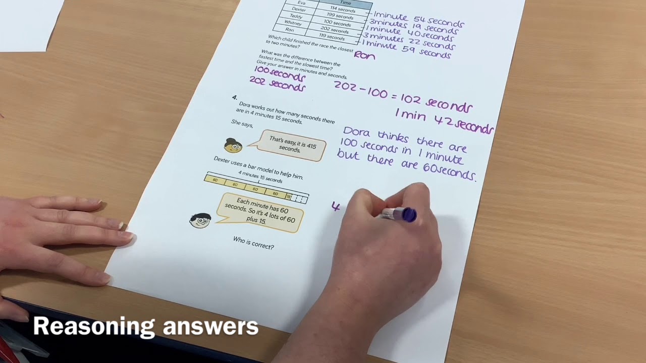Year 4 Maths - Time - Reasoning ANSWERS & New Challenge - YouTube
