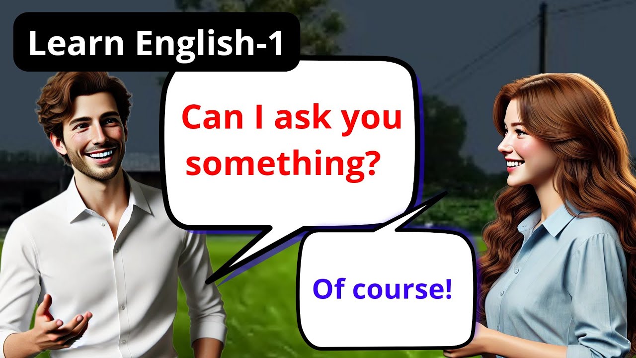 Lesson 1/ English Conversational Practice For English Beginners💡 - YouTube