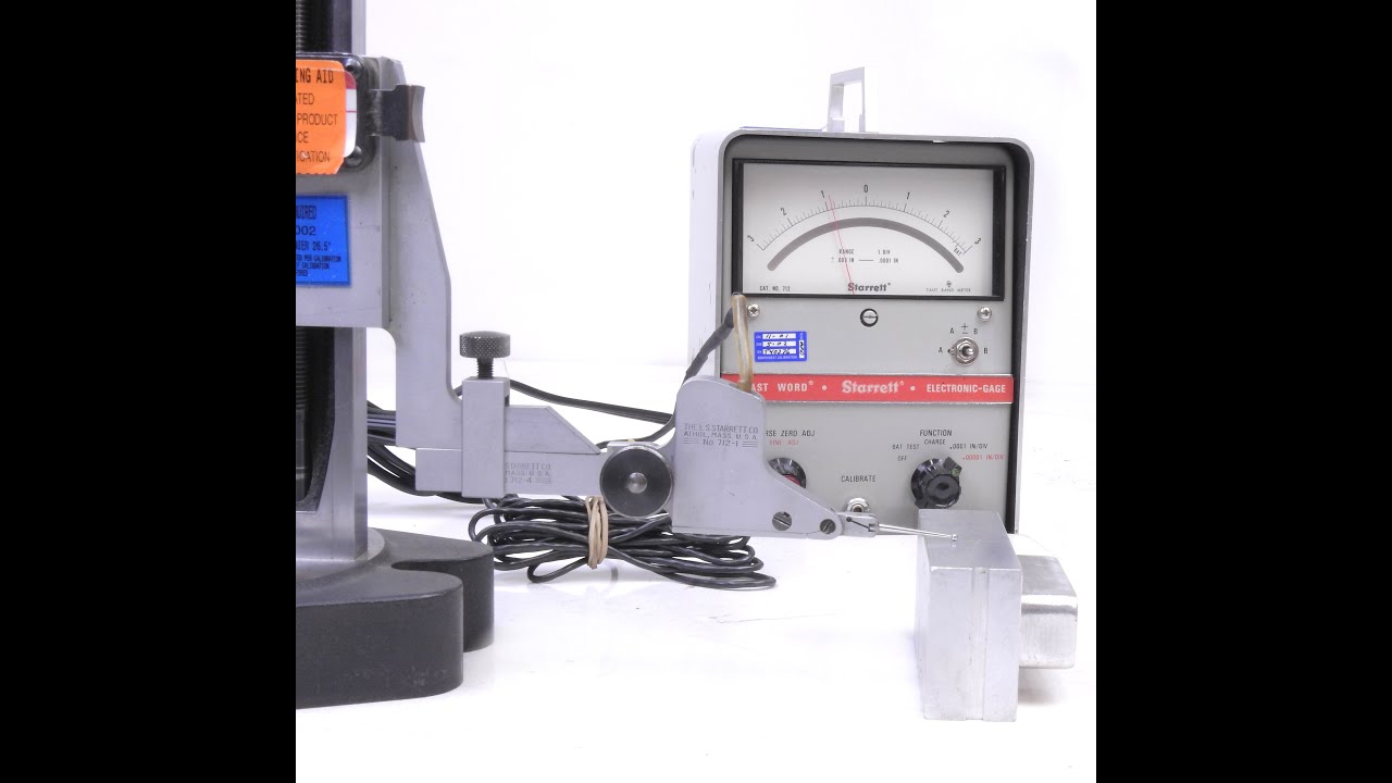Starrett LVDT 712-1 Lever Type Probe for Last Word Electronic Gage ...