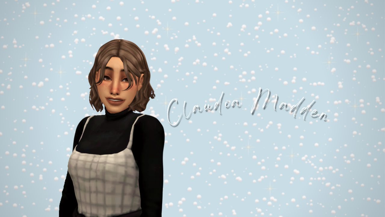 Meet Claudia Madden! | Sims 4 CAS - YouTube