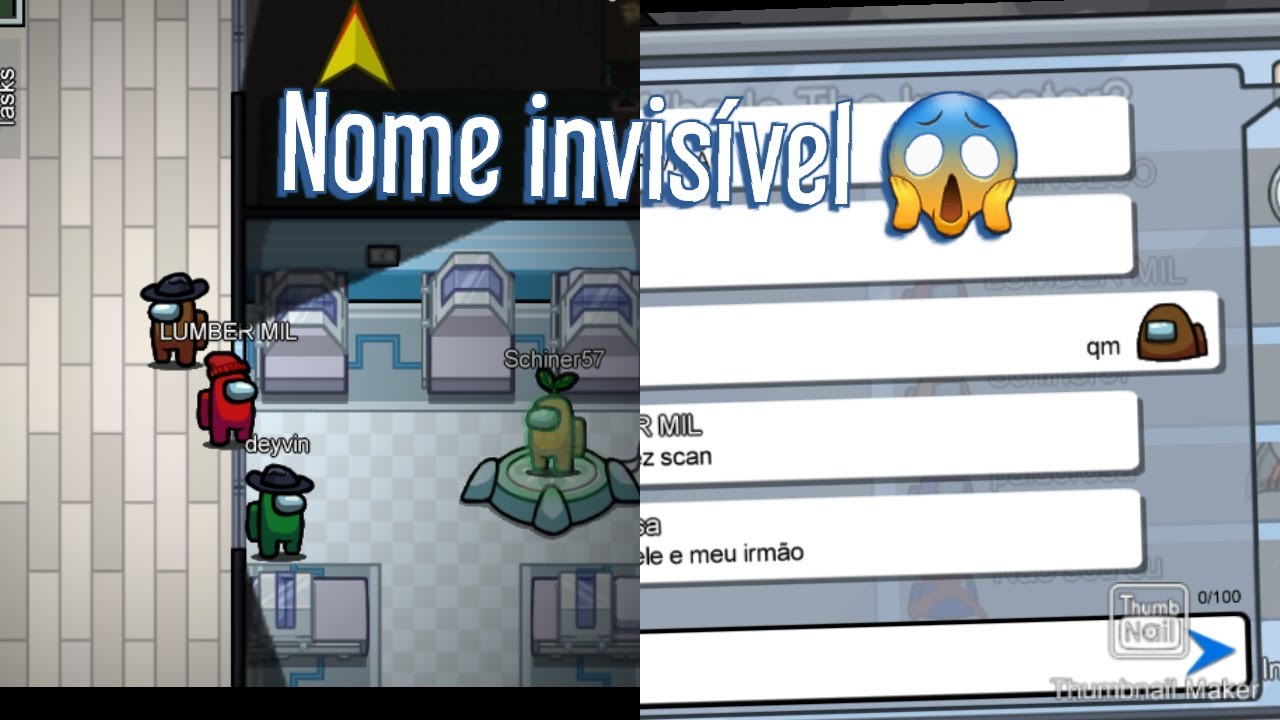 Como botar nome invisível no amoung us|{DuduHeadshot} - YouTube