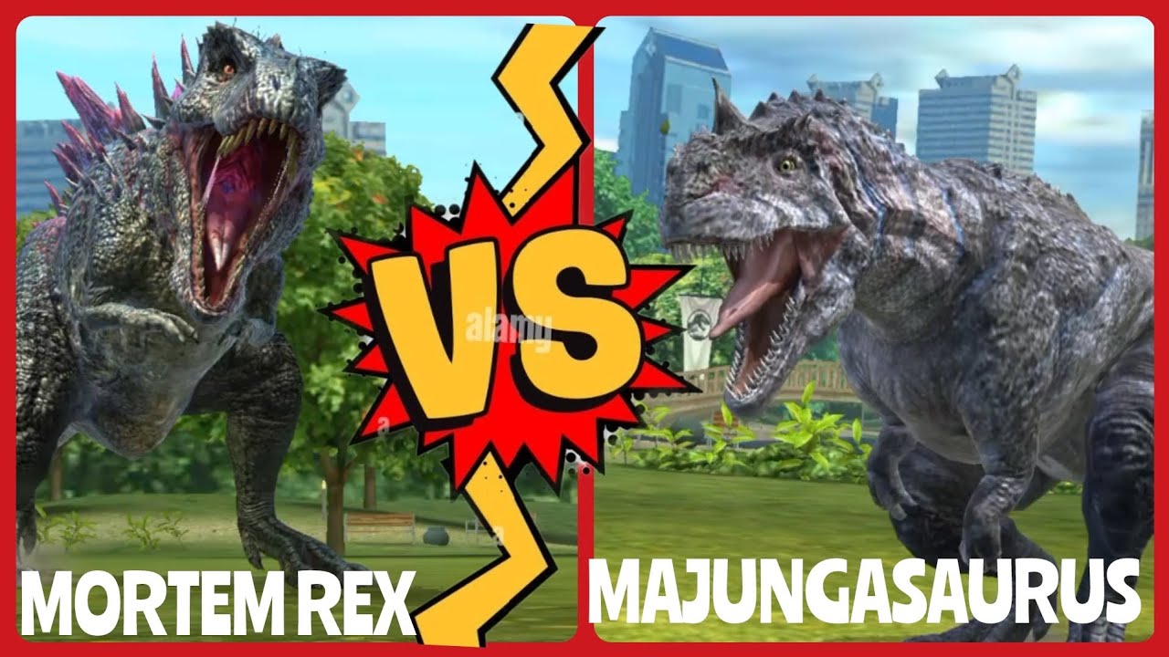 MORTEM REX 🆚️ MAJUNGASAURUS | JURASSIC WORLD ALIVE - YouTube