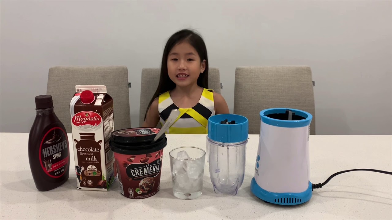 How to make Chocolate Milkshake - For Kids - YouTube