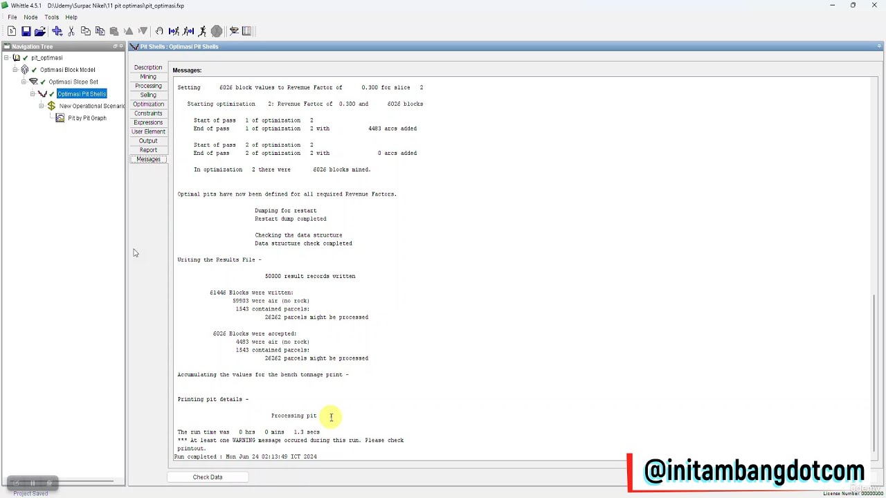 Strategi Optimasi Pit Shell Menggunakan Whittle Tambang Nikel - YouTube