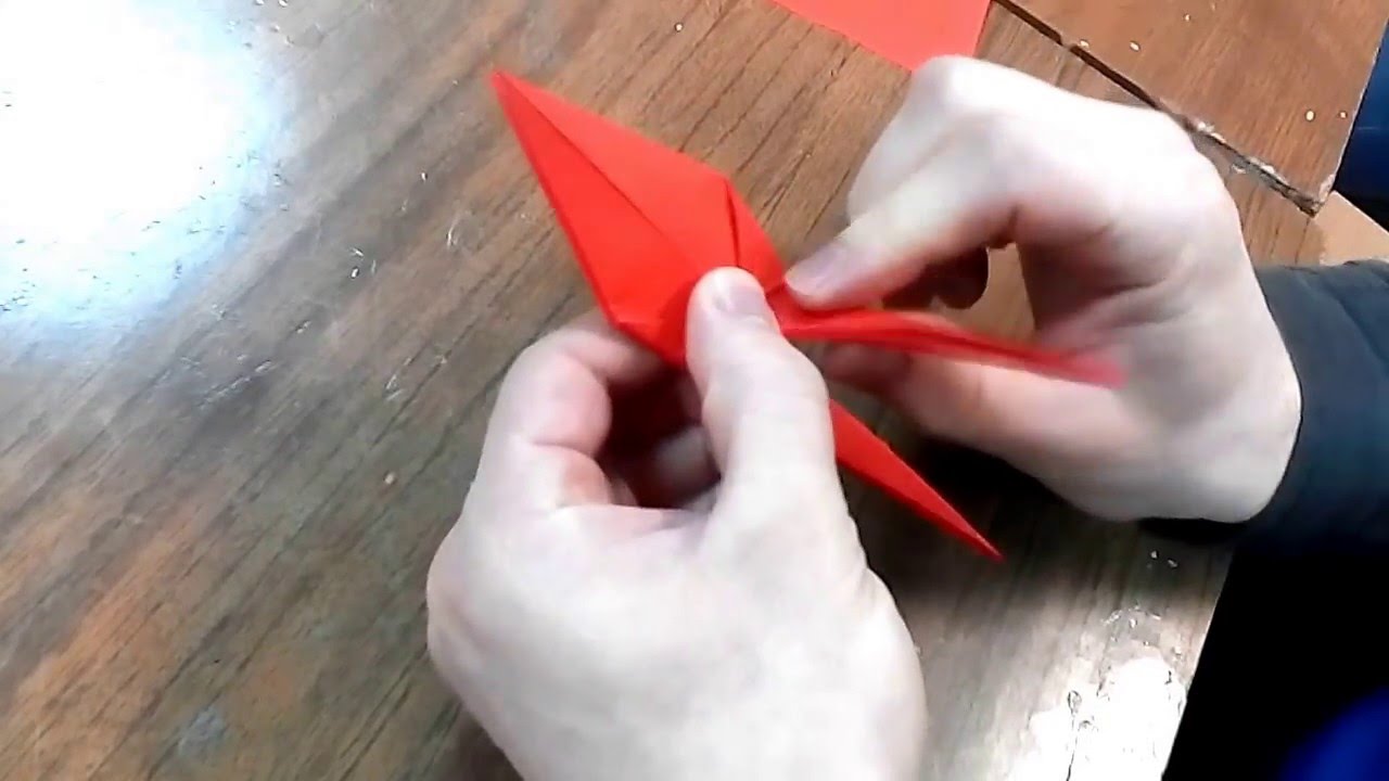 Gervė (origamis) - YouTube