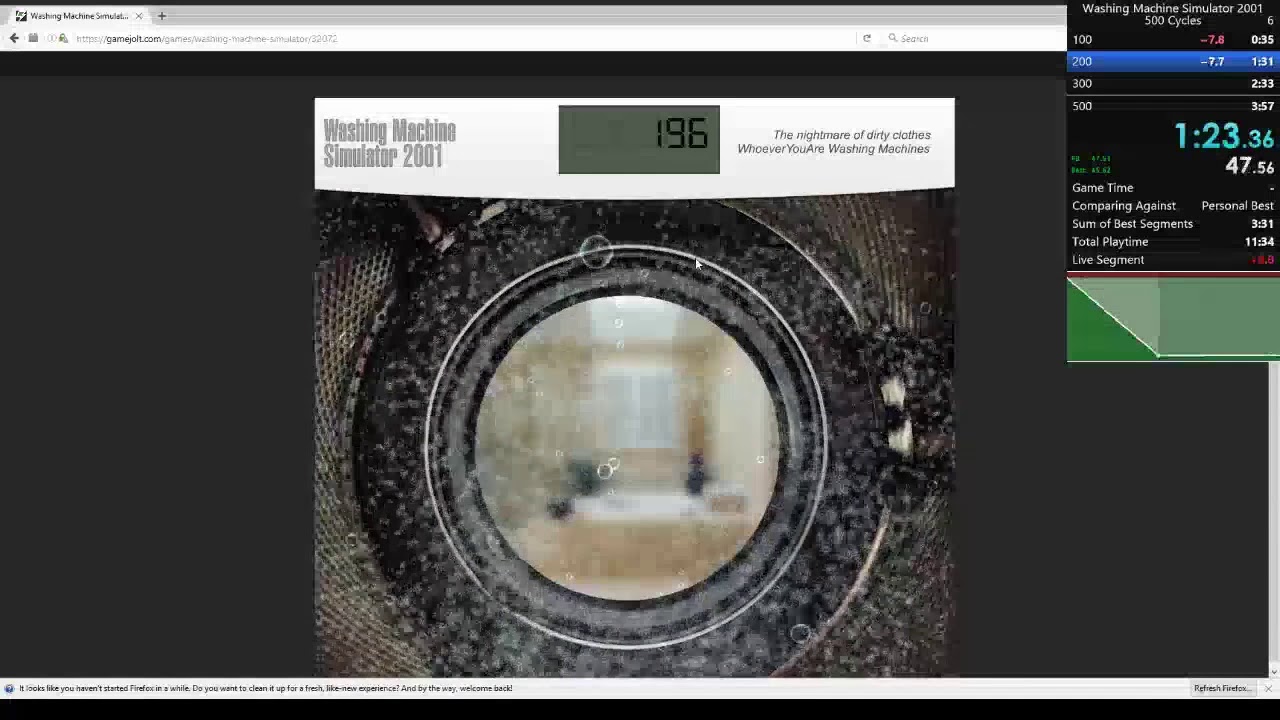 Washing Machine Simulator 2001 done in 3:53.10 - YouTube