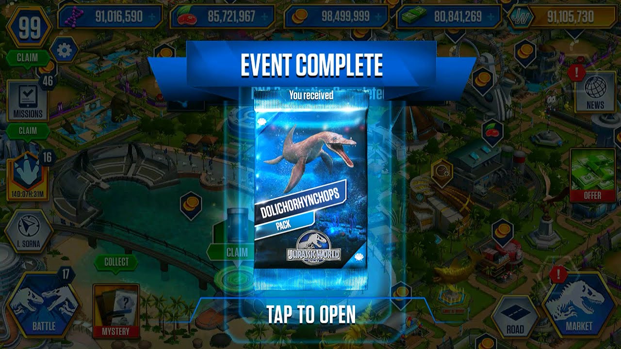 SOLO BATTLE YUDON VS PRIOTRODON UNLOCK DOLICHORHYNCHOPS | JURASSIC ...