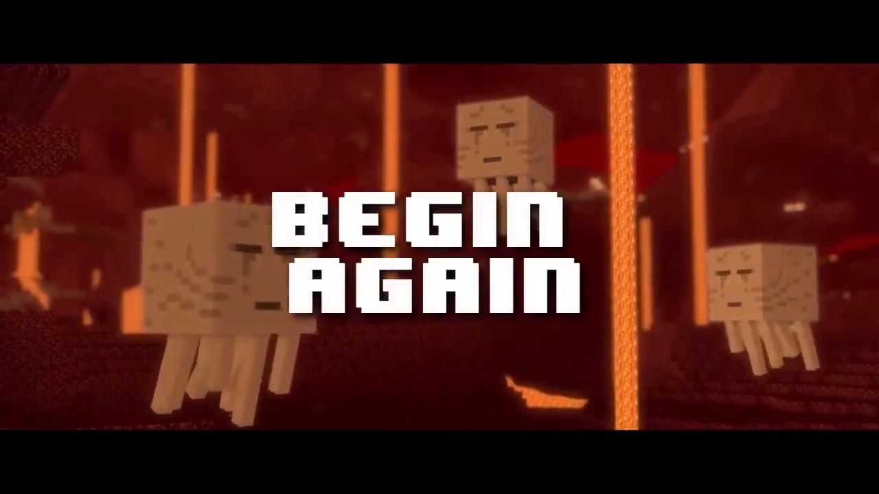 Begin Again A Minecraft Original Music Video ♪ - YouTube