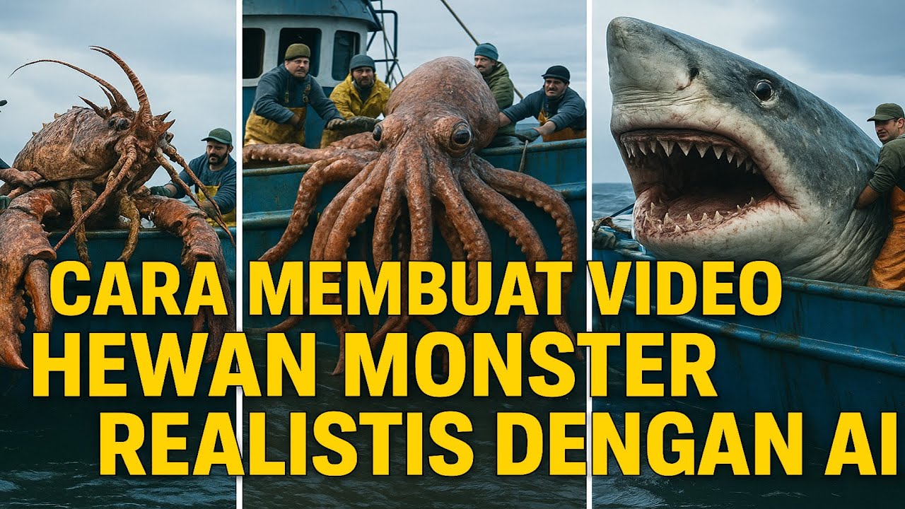 Cara Membuat Video Hewan Monster Hasilnya Realistis dengan AI - YouTube