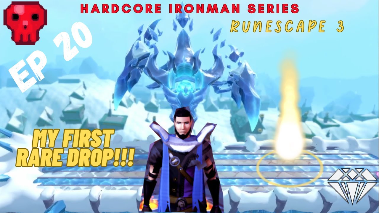 My First Rare Drop! | RuneScape 3 Hardcore Ironman Ep20 - YouTube