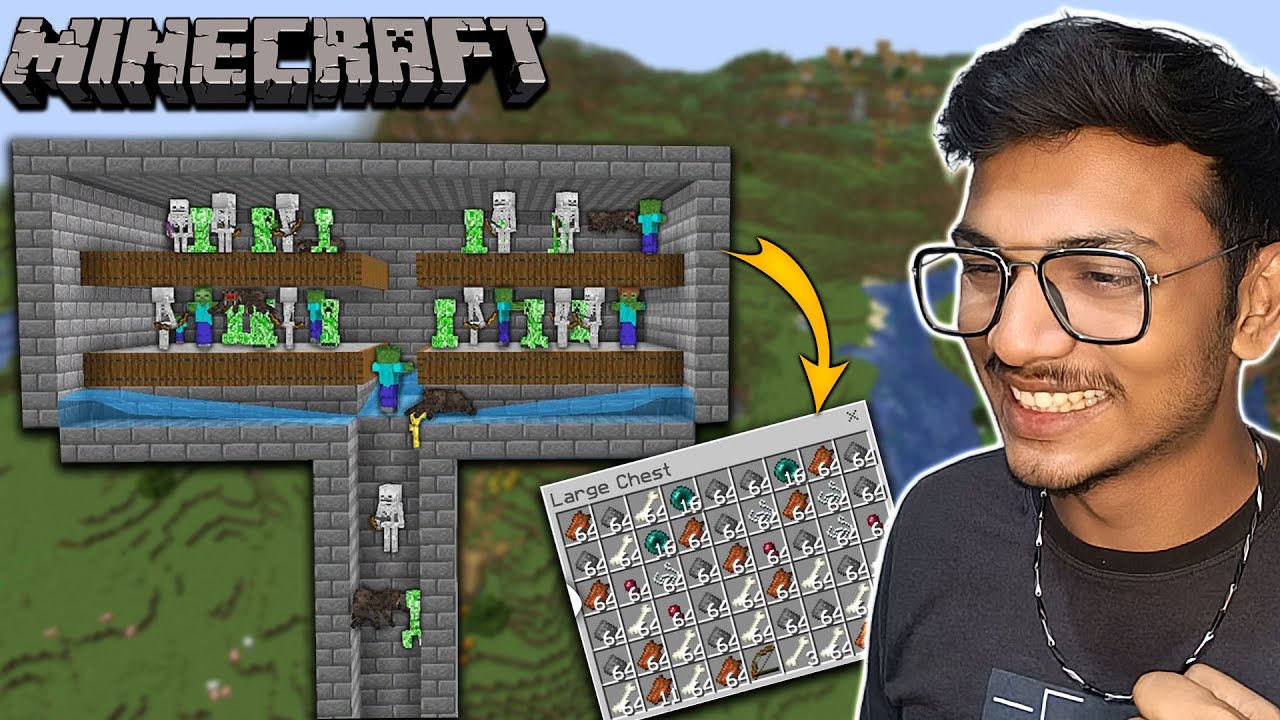 I MADE MOB EXP FARM IN MINECRAFT SURVIVAL WORLD || (MINECRAFT SURVIVAL ...