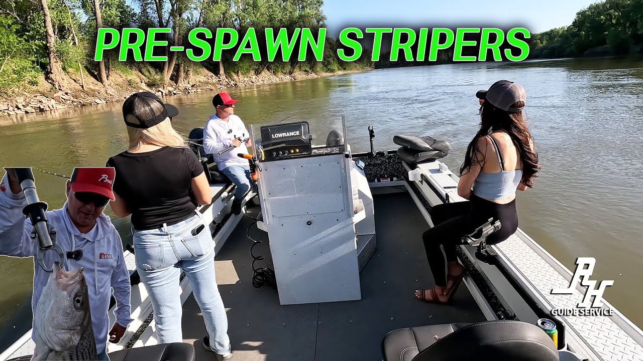 Sacramento River Pre-Spawn Striped Bass Fishing - YouTube