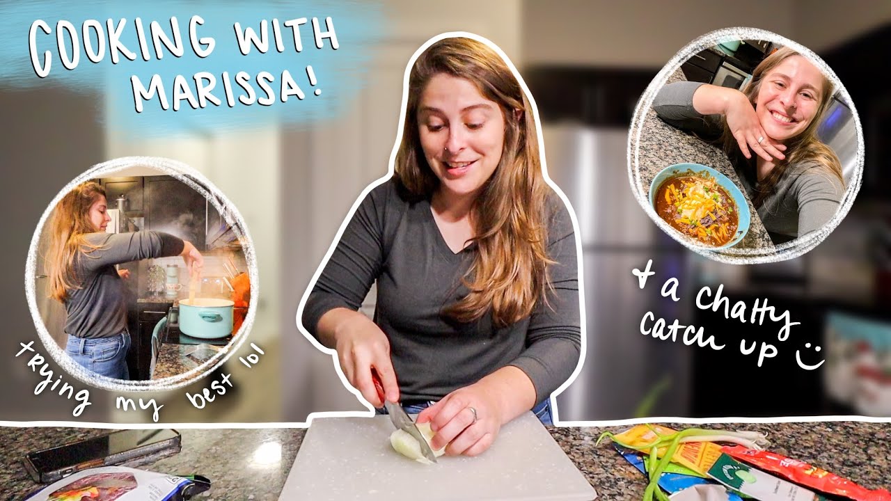 Late Night Cooking With MARISSA! a chatty cook with me w/ an update on ...