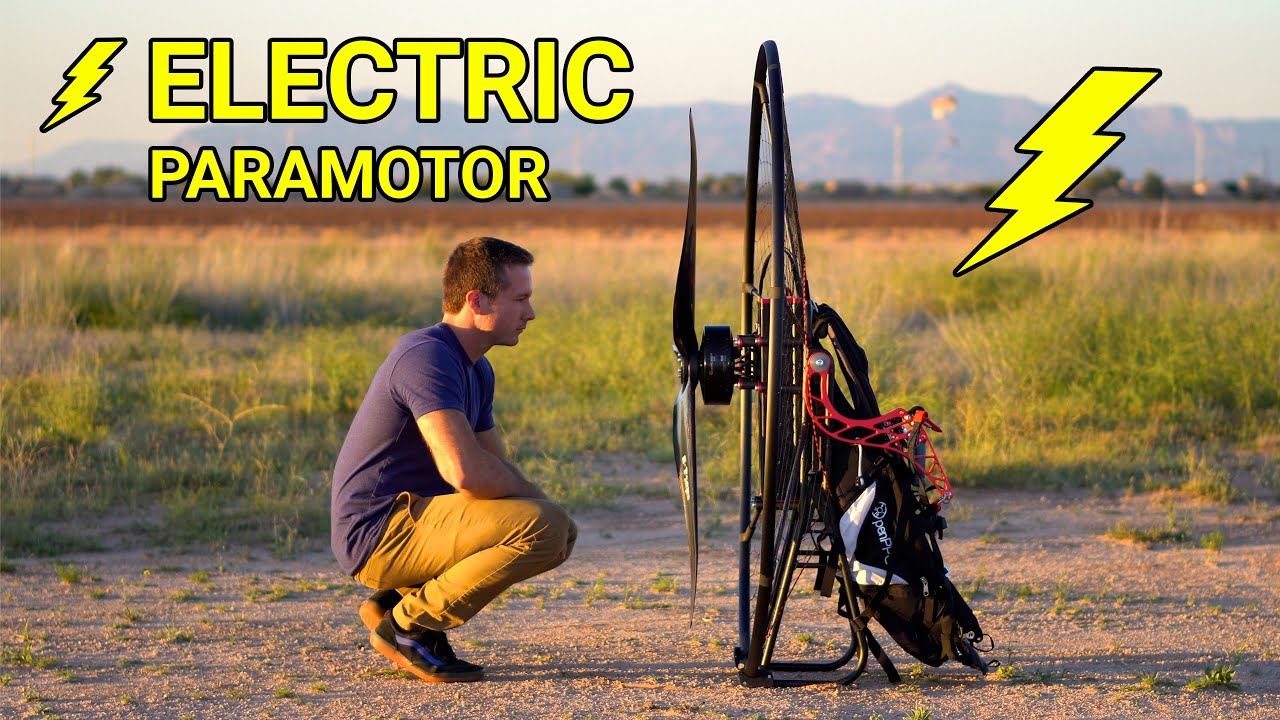 I FINALLY Bought An ELECTRIC Paramotor! - YouTube