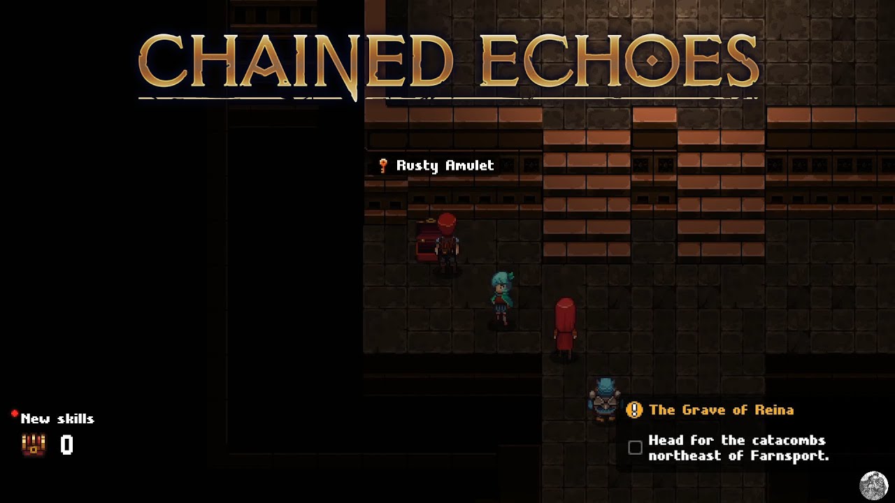 Chained Echoes - 58 - How to beat Pyromancer Emblem & Rusty Amulet ...