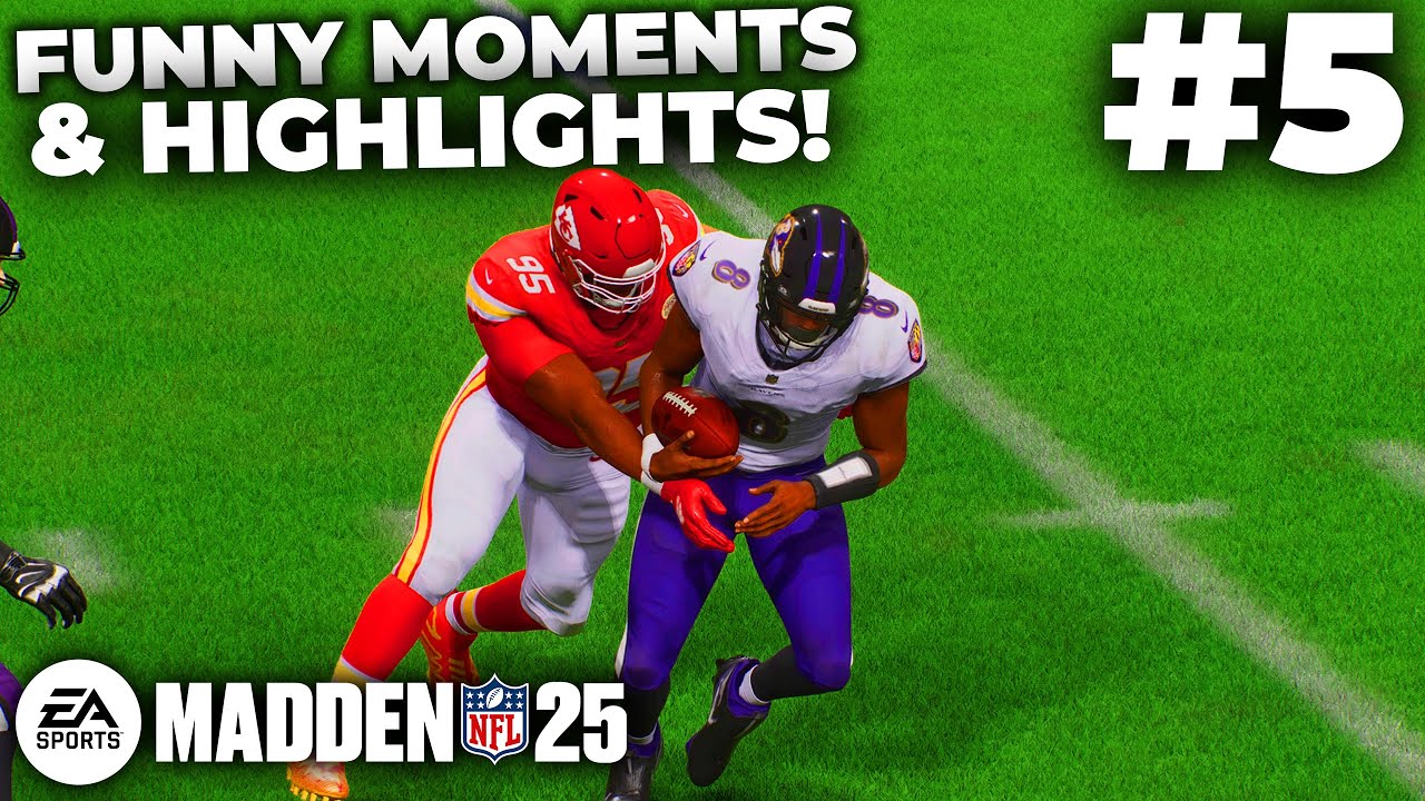 MADDEN 25 FUNNY MOMENTS + HIGHLIGHTS #5! - YouTube
