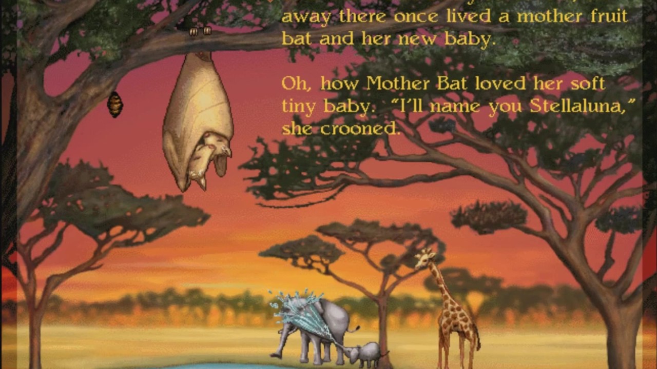 Living Books: Stellaluna - Part 1 - Read and Play (Gameplay/Walkthrough ...