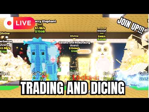 Trading and Dicing (Live! 🔴) #roblox #sab #live
