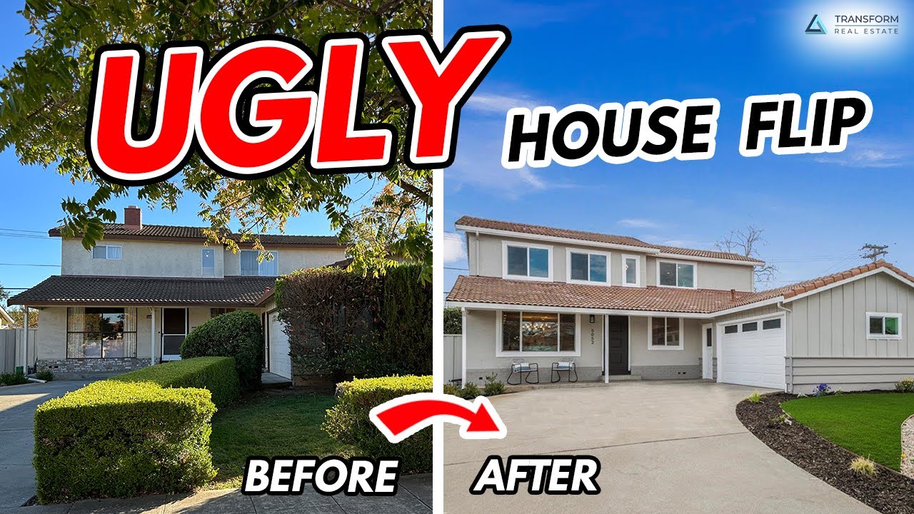 Ugly House Flip Before & After Home Renovation Before & After - YouTube