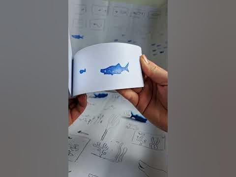 Shark Flipbook Animation 🐟🦈 - YouTube