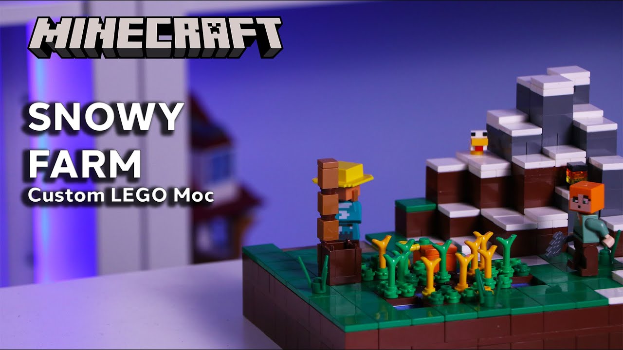 The Oasis : Snowy Farm | Custom Minecraft Build Series - YouTube