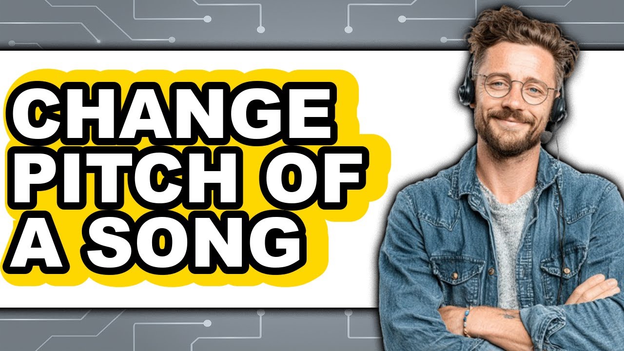 How to Change Pitch of a Song (only Way) - YouTube