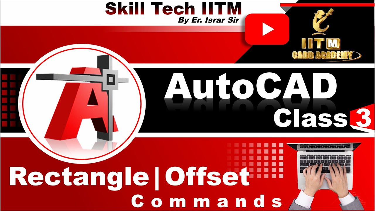 AutoCAD Class 3rd Full Commands Part 2 - YouTube