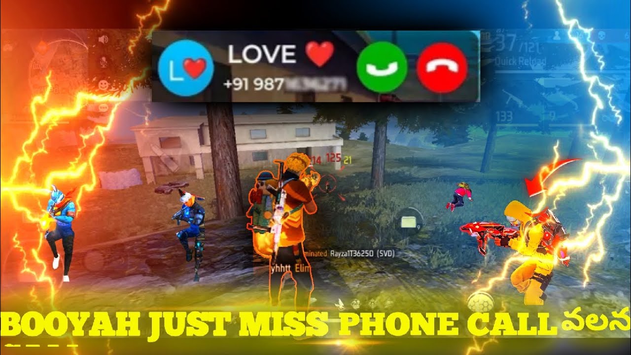 BOOYAH JUST MISS PHONE CALL VALANA OP SOLOVS SQUAD GAMEPLAY DONE BY ...