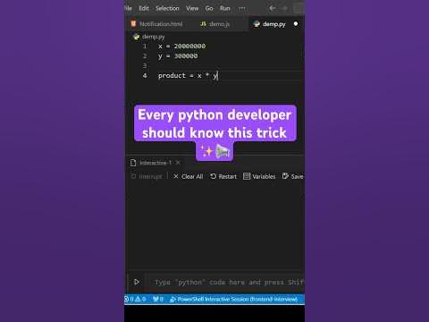 This python amazing trick that every developer should know #coding #programming #python #python3 ...