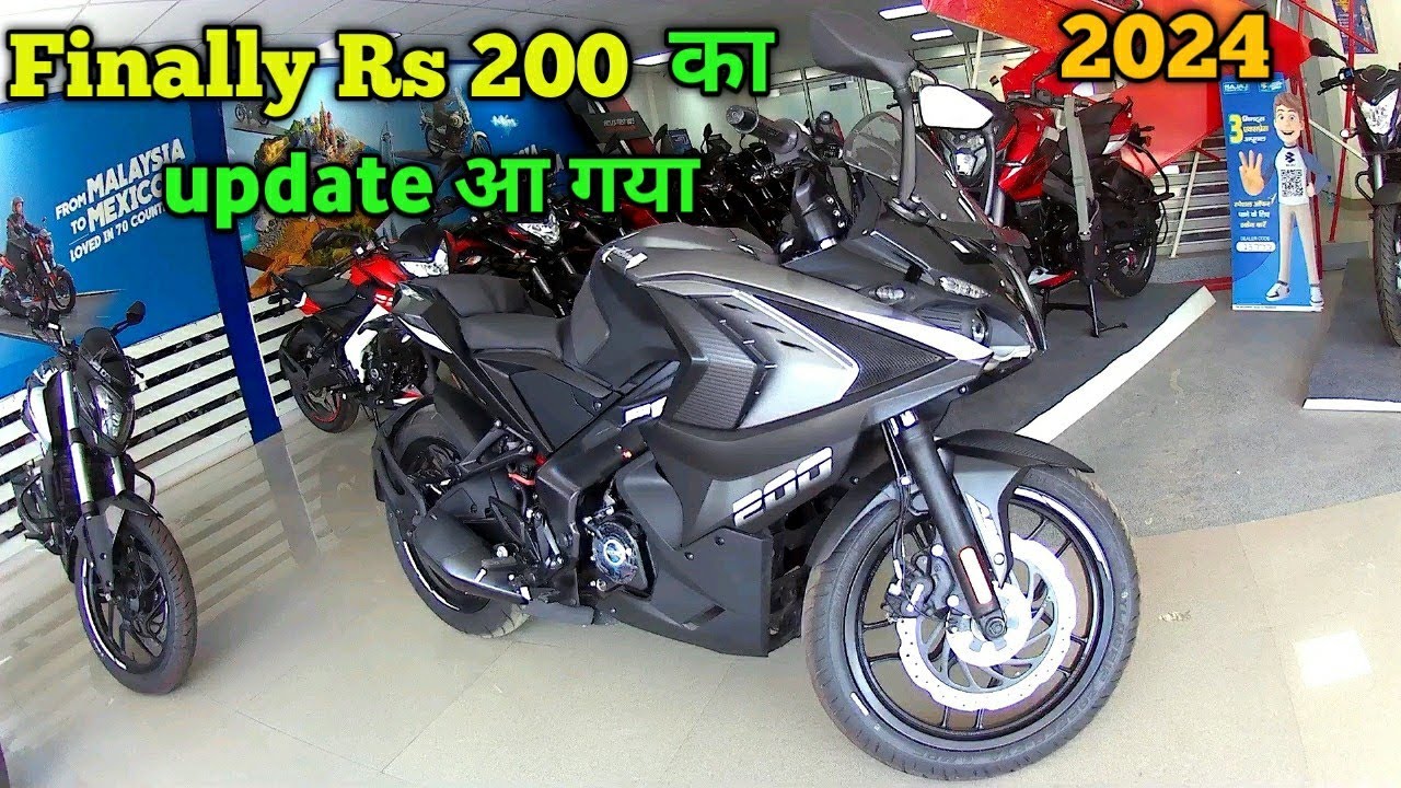 pulsar rs 200 new update version 2024 full review price mileage? - YouTube