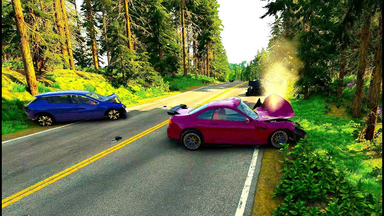 BeamNG Drive / High Speed Crashed / Ghost Ramp / Ages Driven - YouTube
