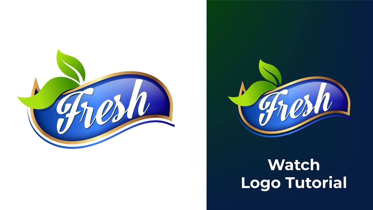 Food Logo Design Tutorial | Graphic Designer | Learn Logo Design # ...