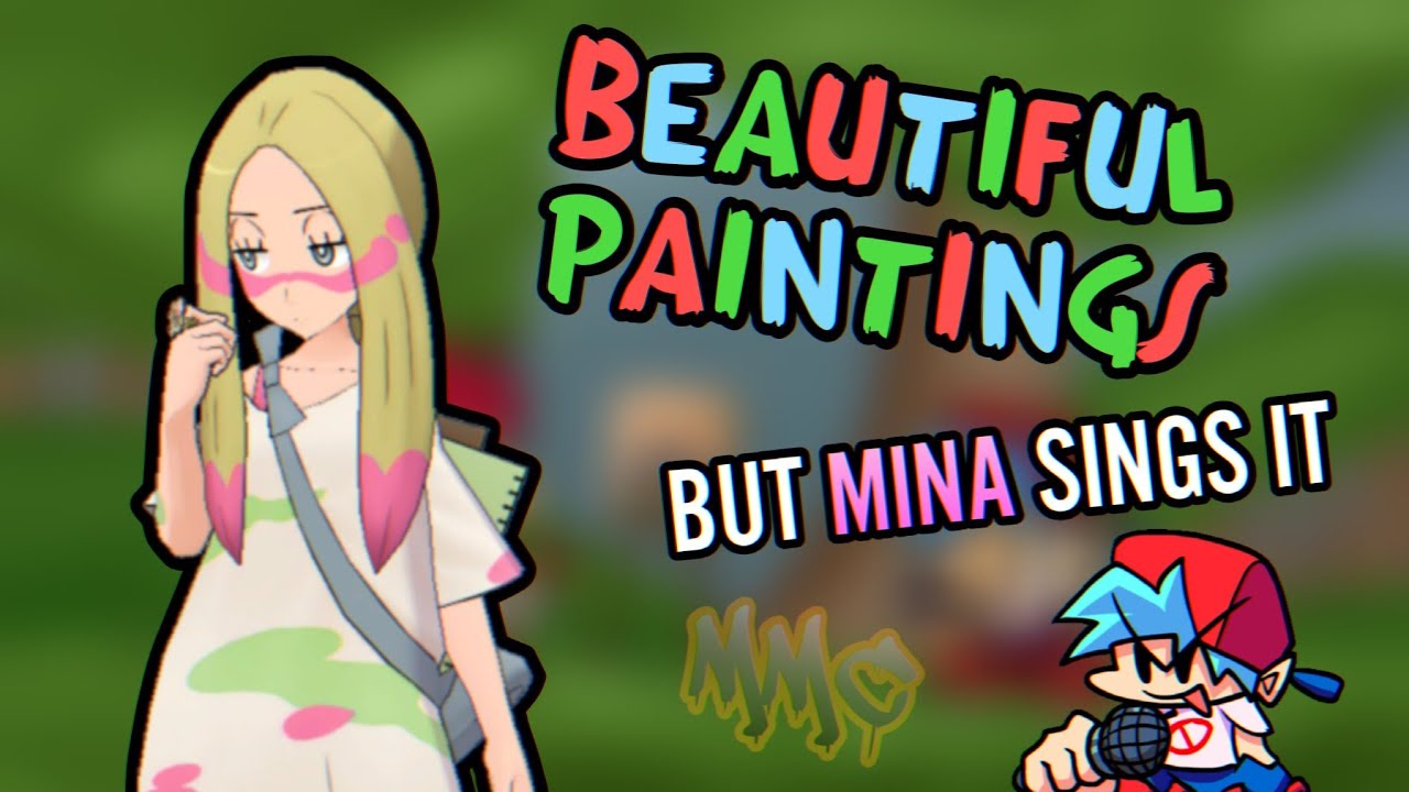 (VS. SONIC.EXE - MARIO MIX) BEAUTIFUL PAINTINGS, But Mina Sings It 🖼 🎨 ...